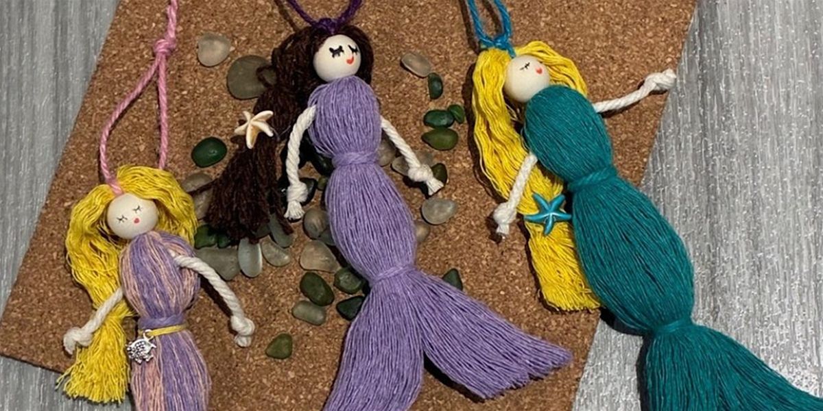 Macramé Mermaid or Merman Workshop, The Old Library Bodmin | Cafe ...