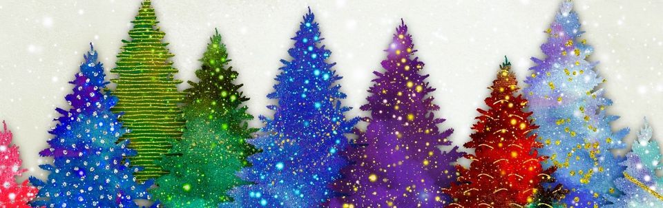 Inner Art Teens & Adults Christmas Workshop: Abstract Christmas Trees ...