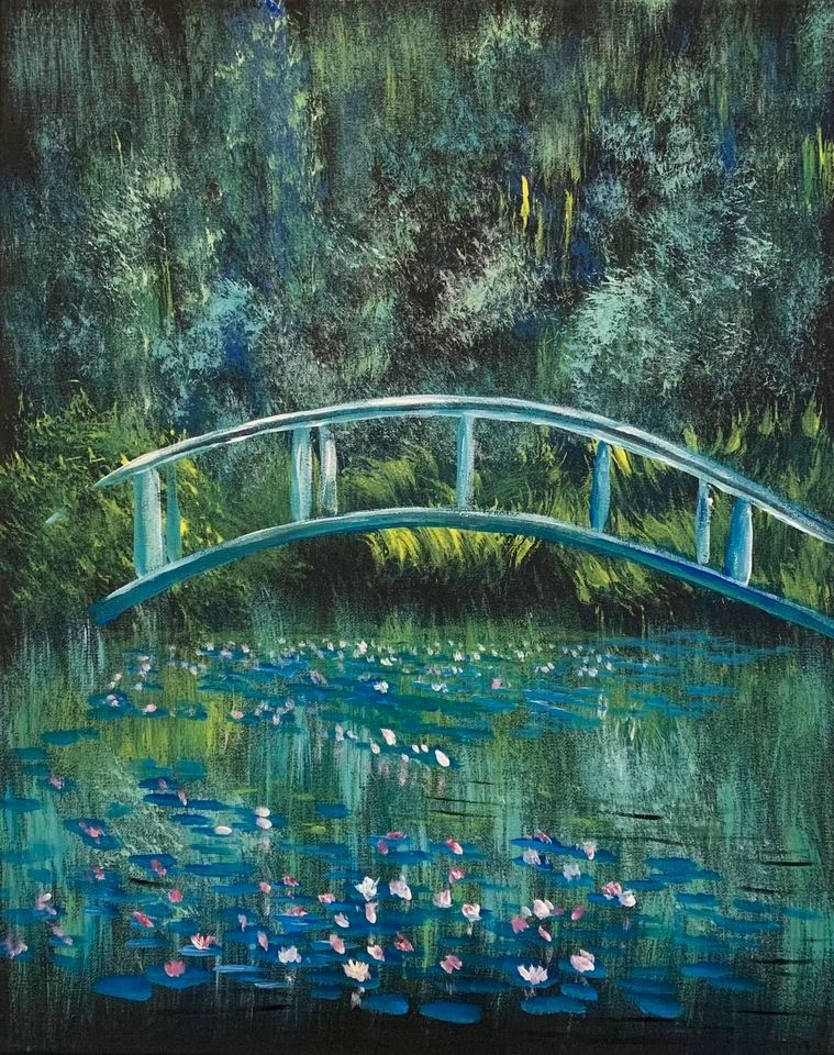 Monets Bridge, a PAINT & SIP EVENT with Lisa, Littleton Studio School, 14 April 2023 | AllEvents.in