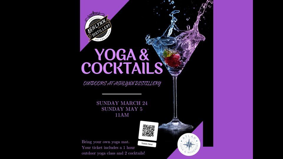 Yoga & Cocktails at Ashlynn Distillery, Ashlynn Distillery, Morrisville, 24 March 2024 ...
