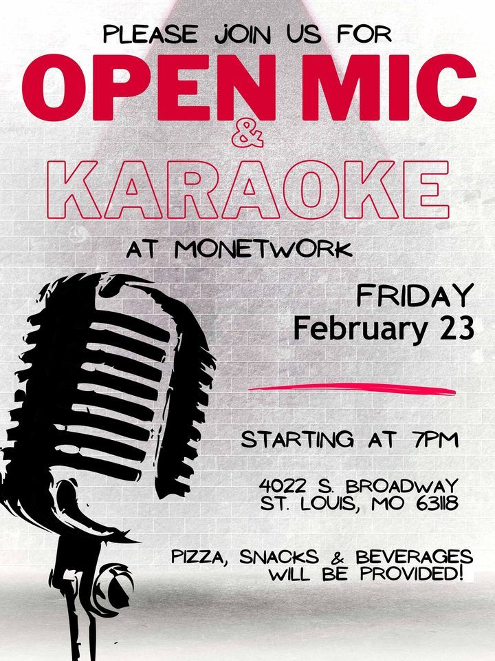Open Mic Night , MoNetwork, St. Louis, 23 February 2024 | AllEvents