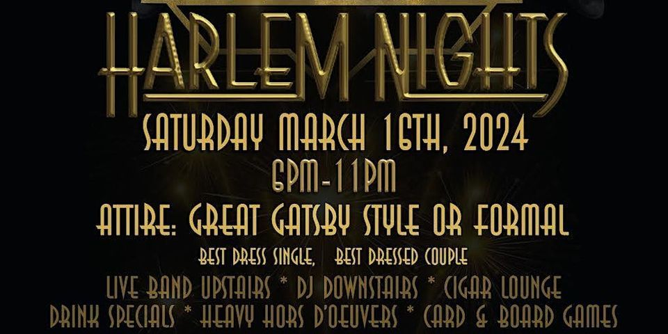HARLEM NIGHTS NASHVILLE, Lighthouse on the Lake, Hendersonville, March ...