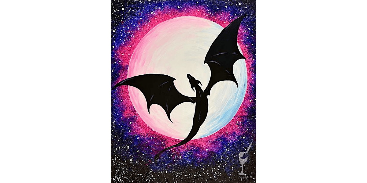 Magical Fire-Breathing Fantasy Dragon - Paint and Sip in Houston ...