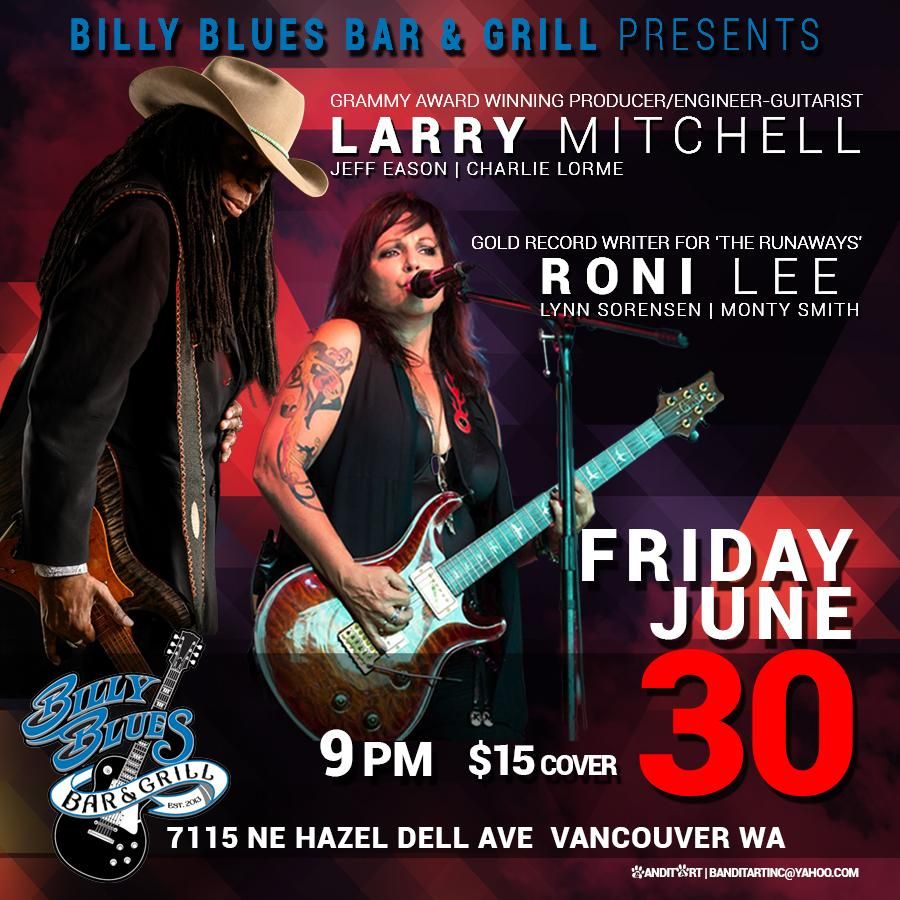 Roni Lee and Larry Mitchell Rock Billy Blues!, Billy Blues Bar and ...