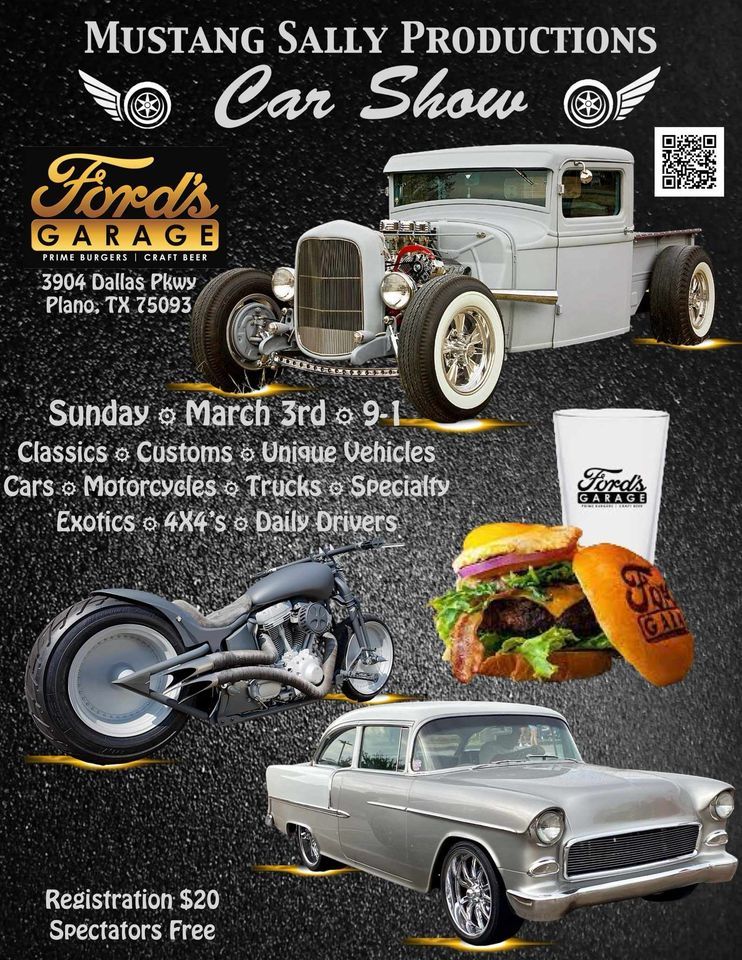 MUSTANG SALLY PRODUCTIONS FULL CLASS SHOW AT FORDS GARAGE KICKING OFF ...