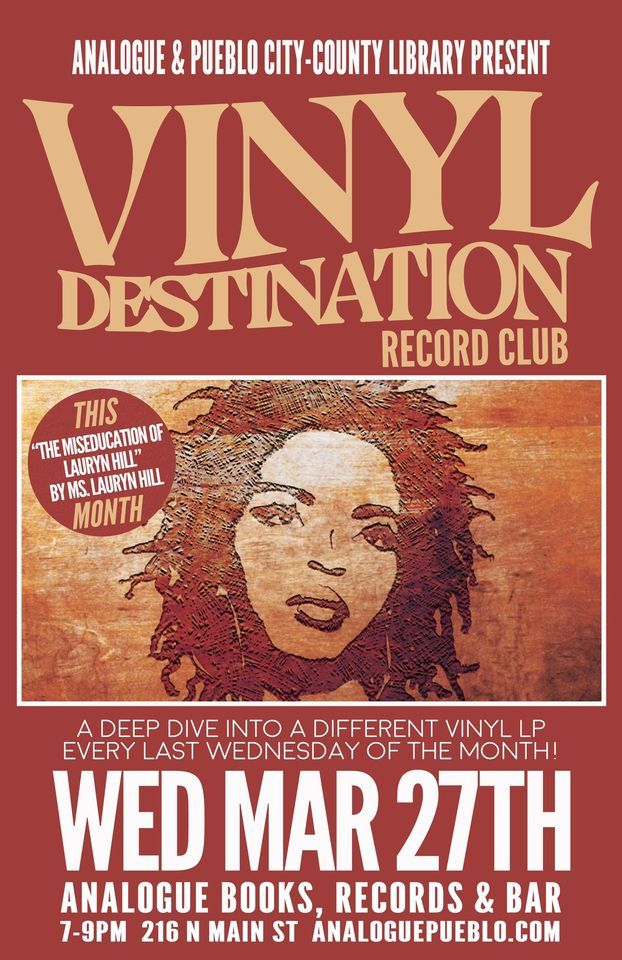 Vinyl Destination, 100 E. Abriendo Ave., Pueblo, 27 March 2024 | AllEvents