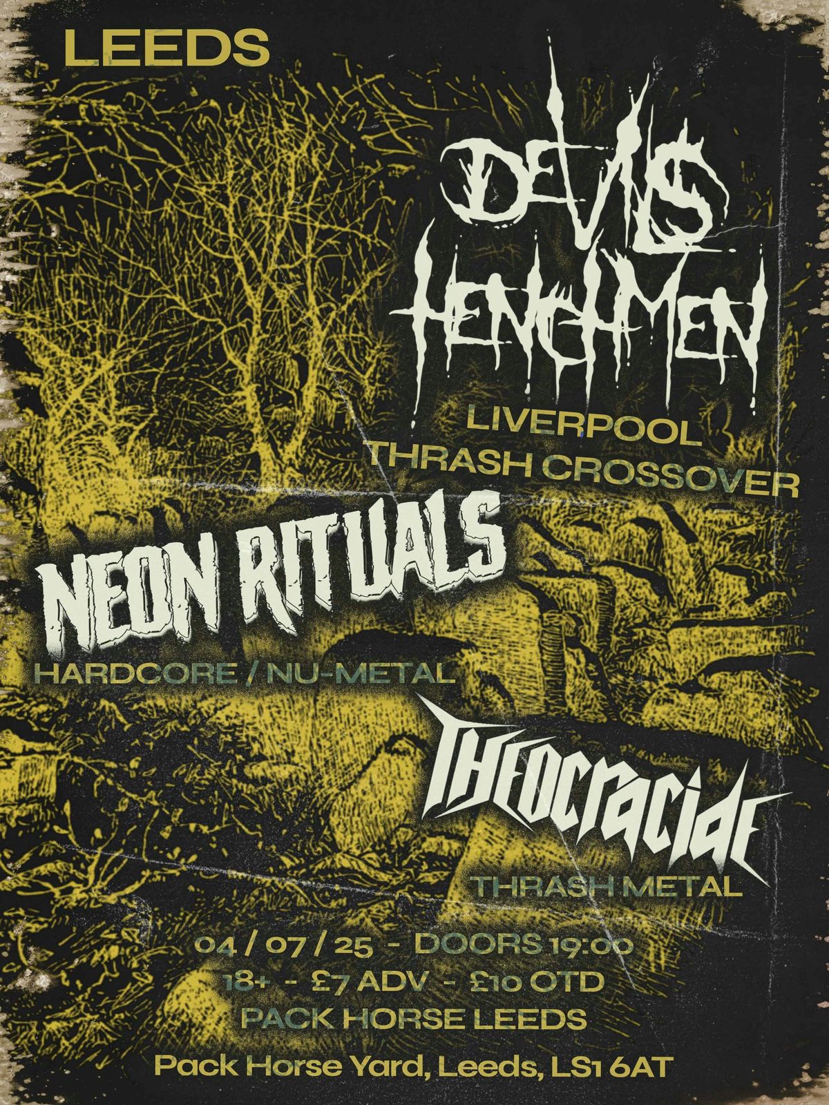 Devils Henchmen Leeds Headline + Very Special Guests , Upstairs at the ...