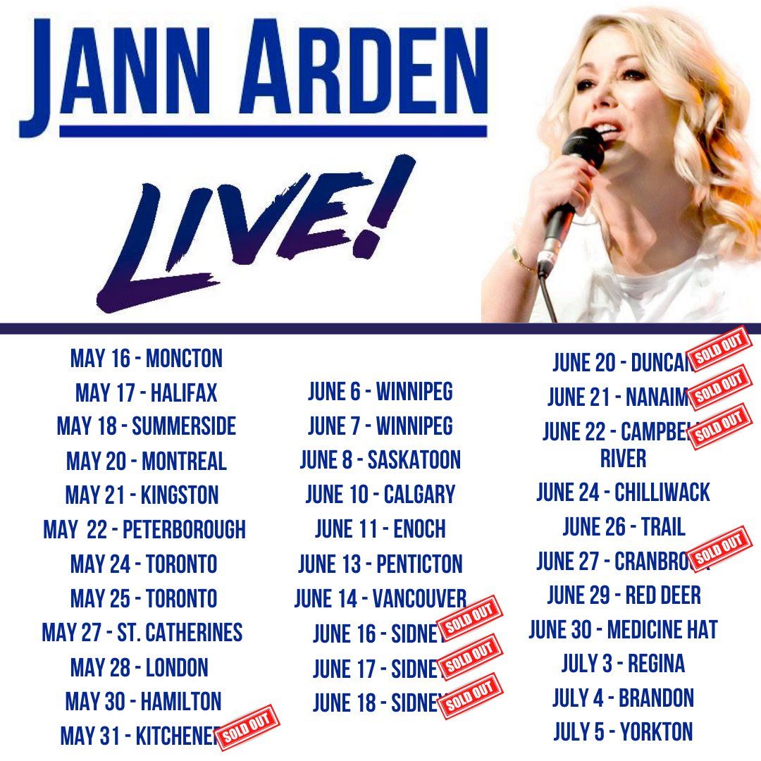 Jann Arden (Concert), Casino Rama, Orillia | AllEvents