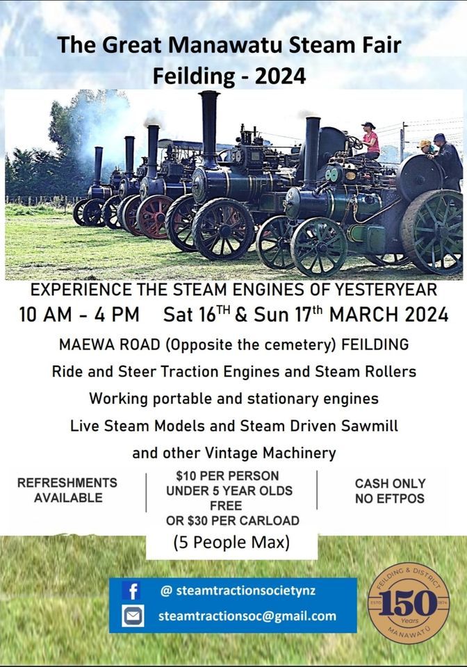 The Great Manawatu Steam Fair 2024, The Steam Traction Engine Society ...