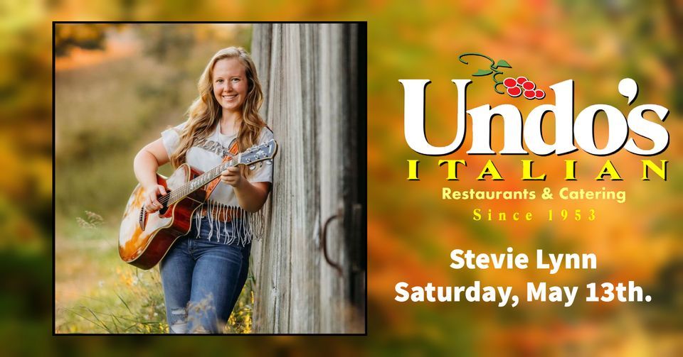 Stevie Lynn Live at Undos West., Undo's St Clairsville, Saint ...