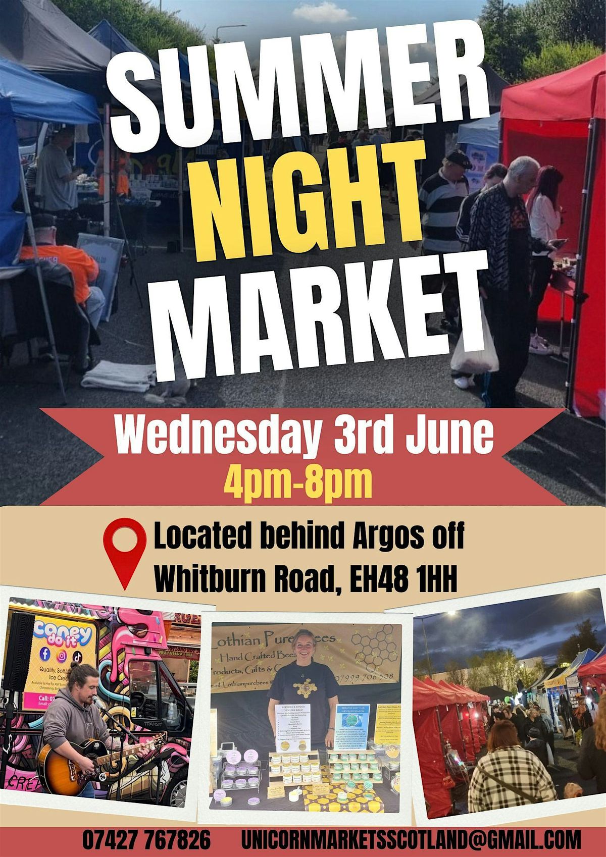 Summer Night Market, Bathgate Market and Car Boot Sale, 3 June 2026 ...