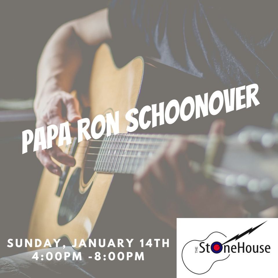 Papa Ron Schoonover, The Stonehouse, Carbondale, January 14 2024 ...