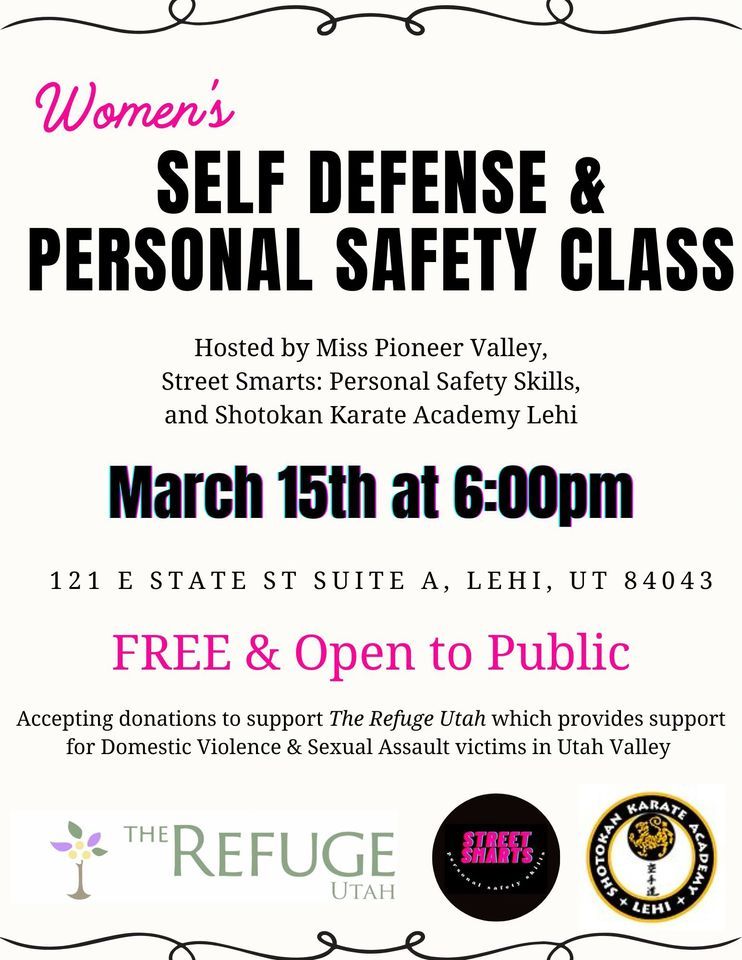 Women’s Self Defense & Personal Safety Class, Shotokan Karate Academy ...