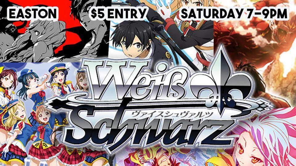 Weiss Schwarz Tournament, Portals Games & Comics, Easton, 13 January ...