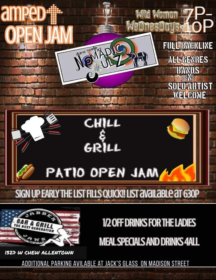 Open Jam, Jabber Jaws Bar and Grille, Allentown, 6 September 2023 ...