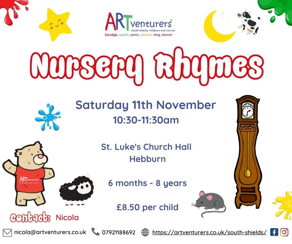 Saturday Monthly - Nursery Rhymes, St Lukes Methodist Church, North ...