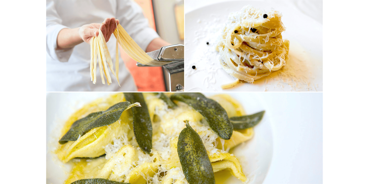 Make Ravioli and Tagliatelle With Chef Aaron - Pasta Making Cooking ...