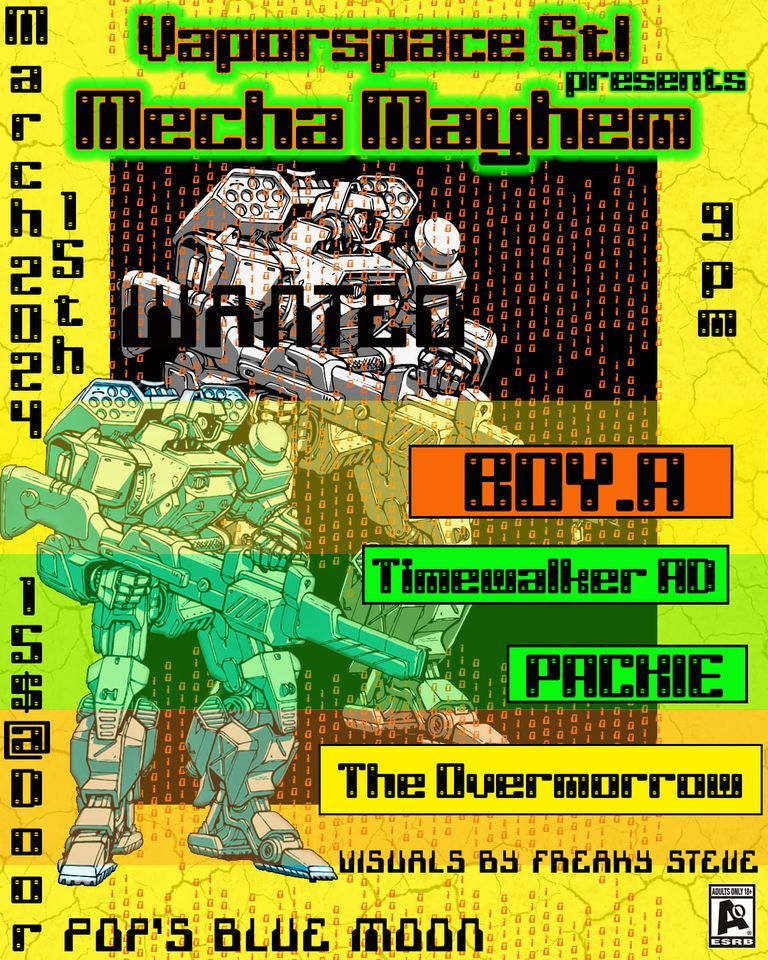Mecha Mayhem!, Pop's Blue Moon, St. Louis, 15 March 2024 | AllEvents.in
