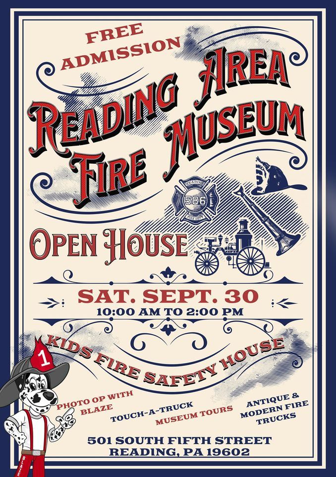 Fire Museum Open House & Kids Fire Safety Day, Reading Area ...