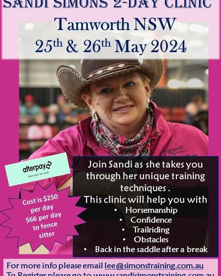 Sandi Simons 2 day clinic, 315 Davidsons Lane, Moore Creek, NSW ...