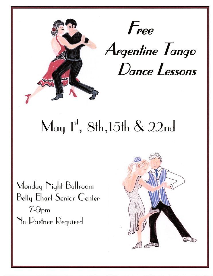 Monday Night Ballroom Free Argentine Tango Dance Lessons Betty Ehart