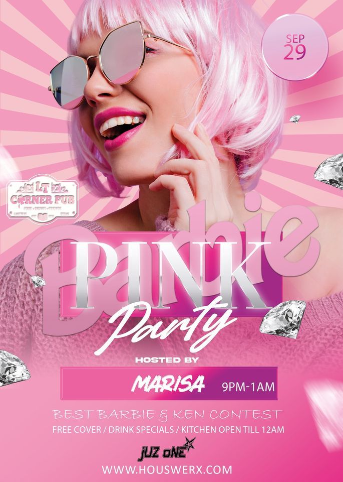 Barbie Pink Party @ LT Corner Pub, LT Corner Pub, Barton Creek, 29 ...