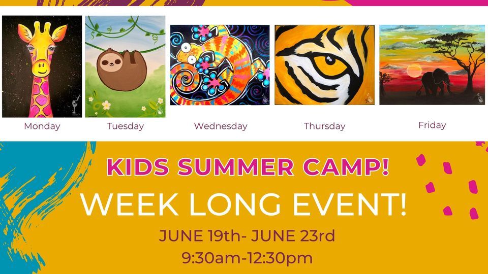 Week-Long Kids Camp! Zoo Week, Painting with a Twist (Lakewood, CO), 19 ...