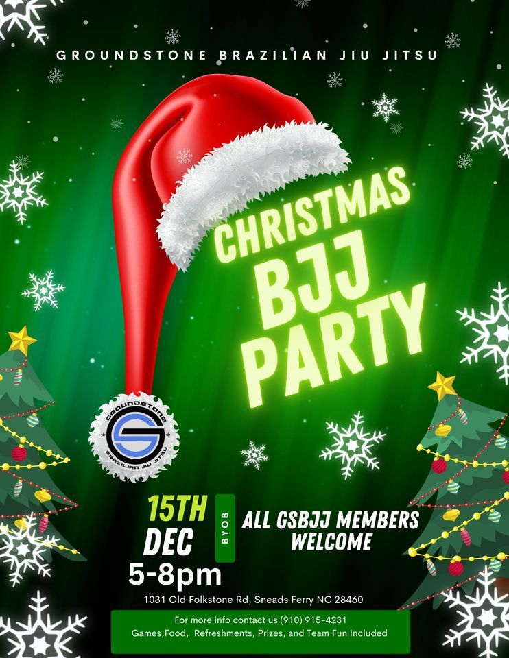 GSBJJ Christmas BJJ Party, Groundstone Brazilian Jiu Jitsu, Sneads ...
