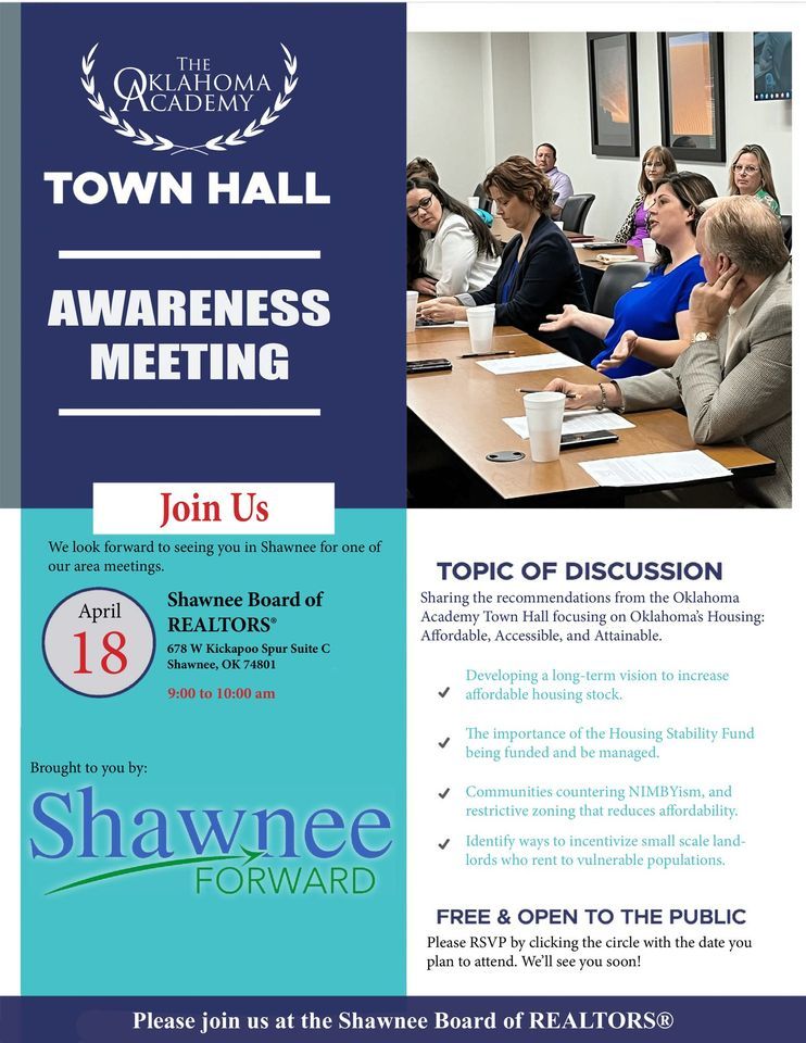Town Awareness Meeting: The Oklahoma Academy Attainable Housing ...
