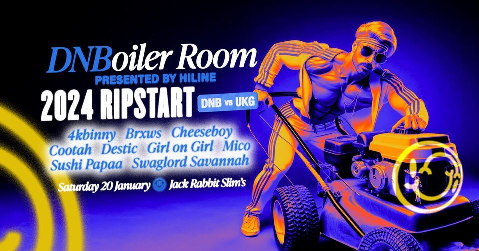 HILINE | DnBoiler Room 2024 Ripstart, Jack Rabbit Slim's, Perth, 20 ...