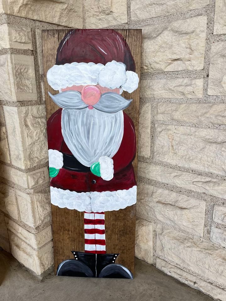 THIS CLASS IS FULL - One More Santa Porch Sign Workshop, Janet Cox ...