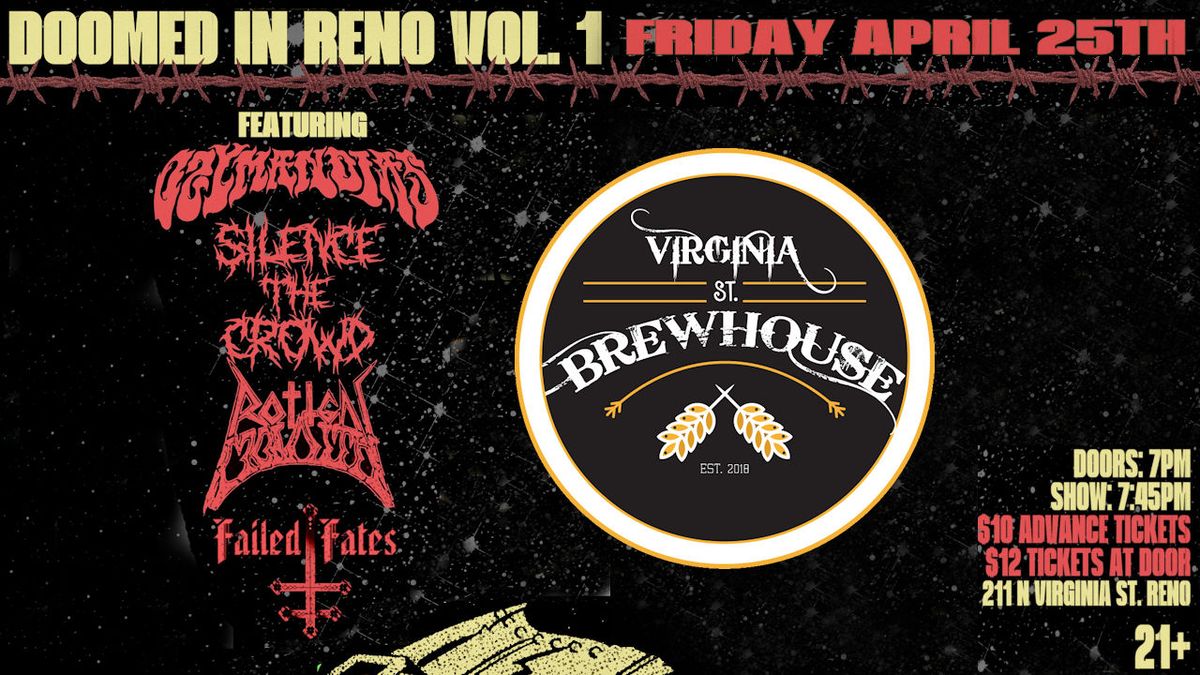 Doomed In Reno at Virginia Street Brewhouse, Virginia Street Brewhouse ...