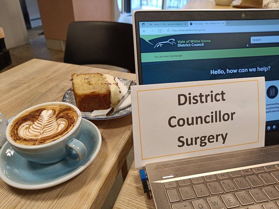 District Councillor Surgery at Missing Bean, Botley, West Way Square ...
