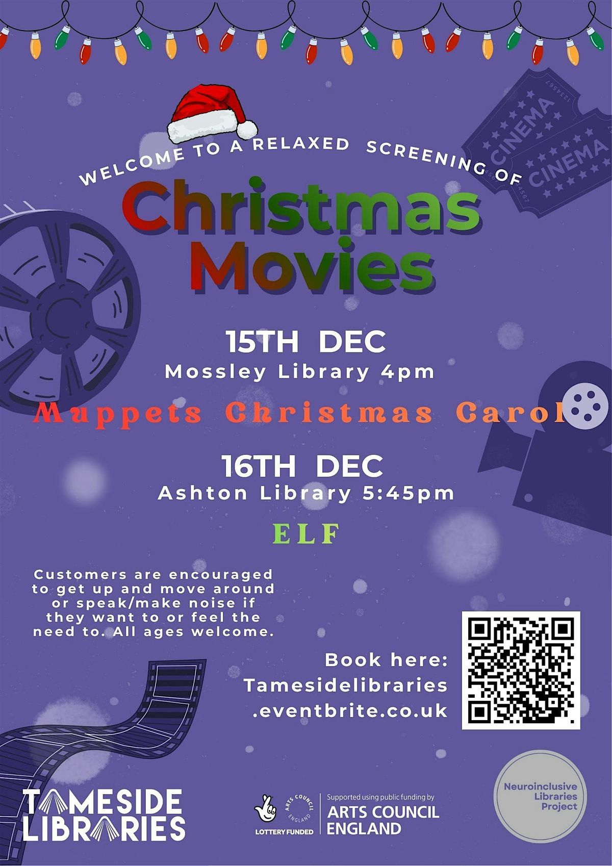 Relaxed Christmas Movie - ELF, Ashton Library and Information Service ...