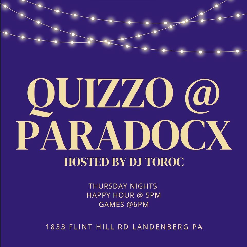 Quizzo with DJ Toroc, Paradocx Vineyard, Landenberg, 14 December 2023 ...