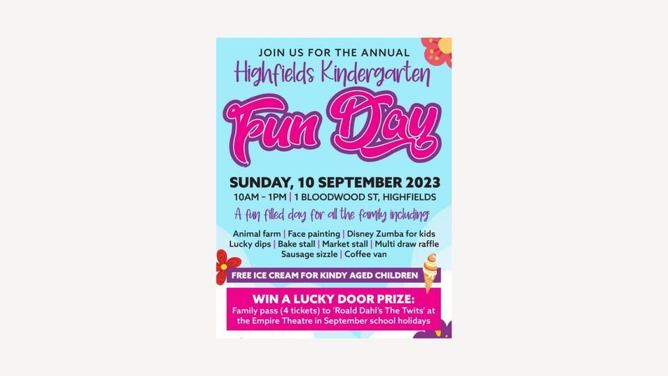 Highfields Kindy Family Fun Day, C&K Highfields and District ...