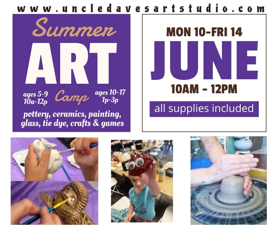 Little summer art camp age 5-9, Uncle Dave's Art Studio, Lower Burrell ...