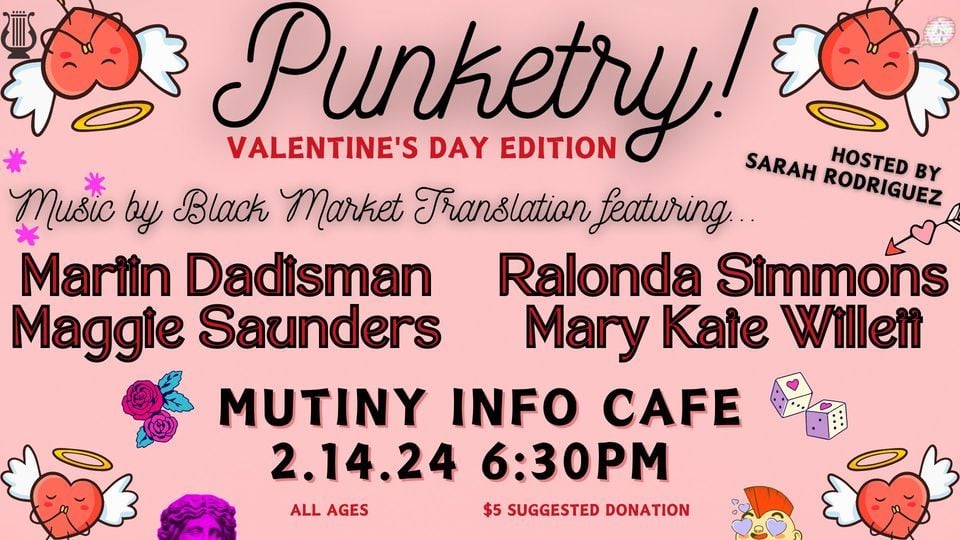 Punketry on Valentines Day!, Mutiny Information Cafe, Denver, 14 ...