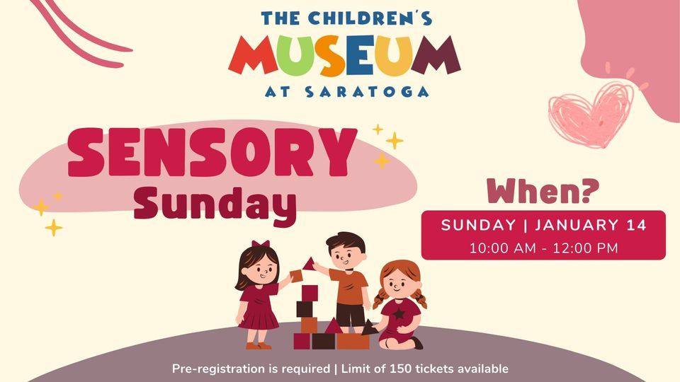 Sensory Sunday, The Children's Museum at Saratoga, Saratoga Springs ...