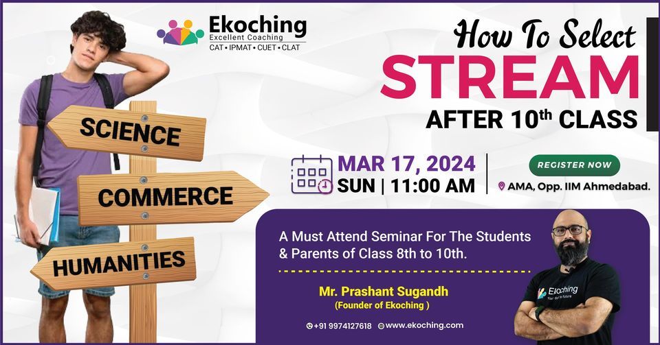 How to Select Stream After 10th Class., AMA - Ahmedabad Management ...