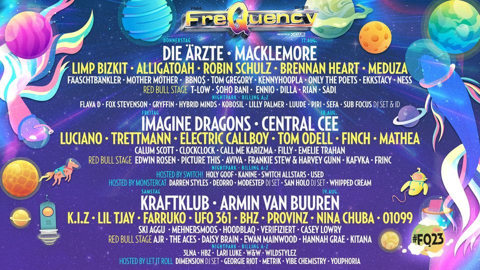 FM4 Frequency Festival 2023 , VAZ St. Pölten, Krems An Der Donau ...