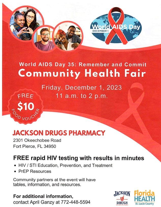 World AIDS Day 35: Remember and Commit "Community Health Fair", Jackson ...