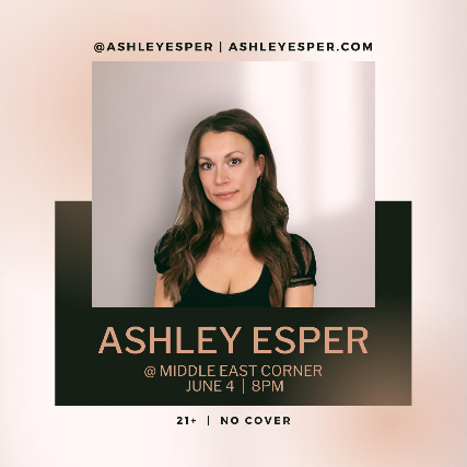 Ashley Esper, Middle East Restaurant and Nightclub, Cambridge, 4 June