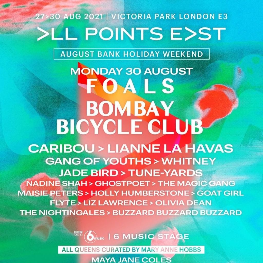 All Points East Bank Holiday Monday 30th August 2021 Victoria Park all-points-east-bank-holiday-monday-30th-august-2021-victoria-park