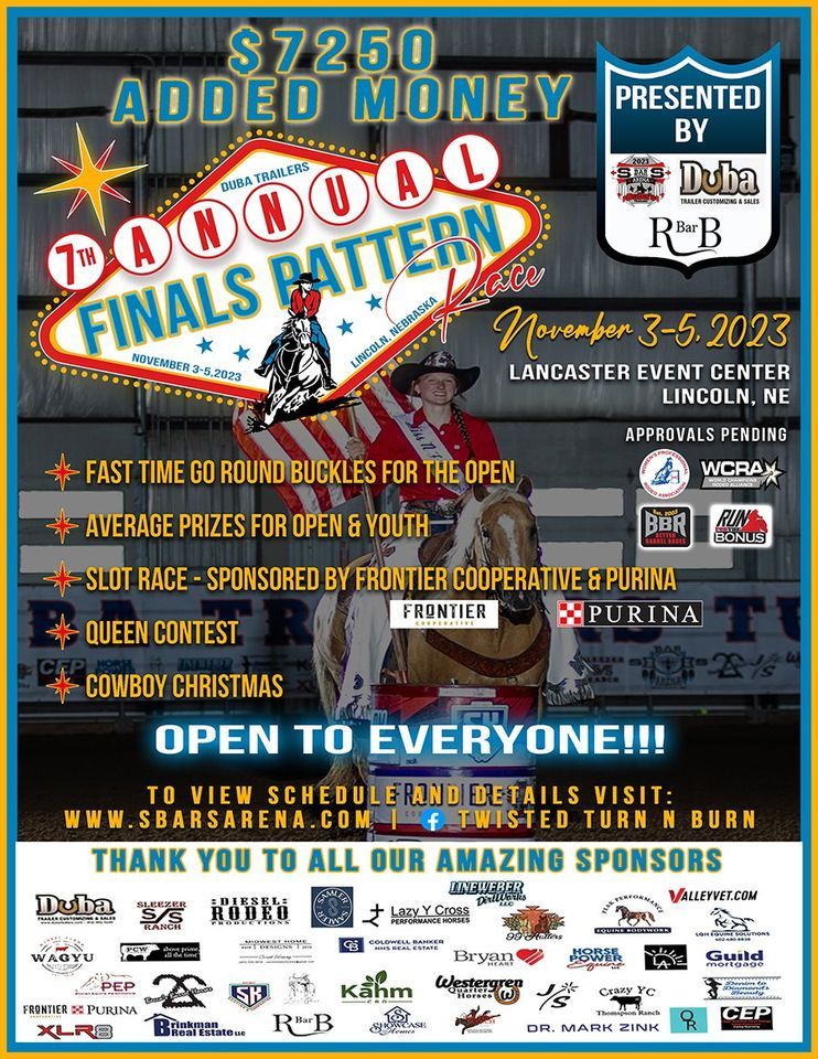 Duba Trailers NFR Pattern Race, Lancaster Event Center fairgrounds ...