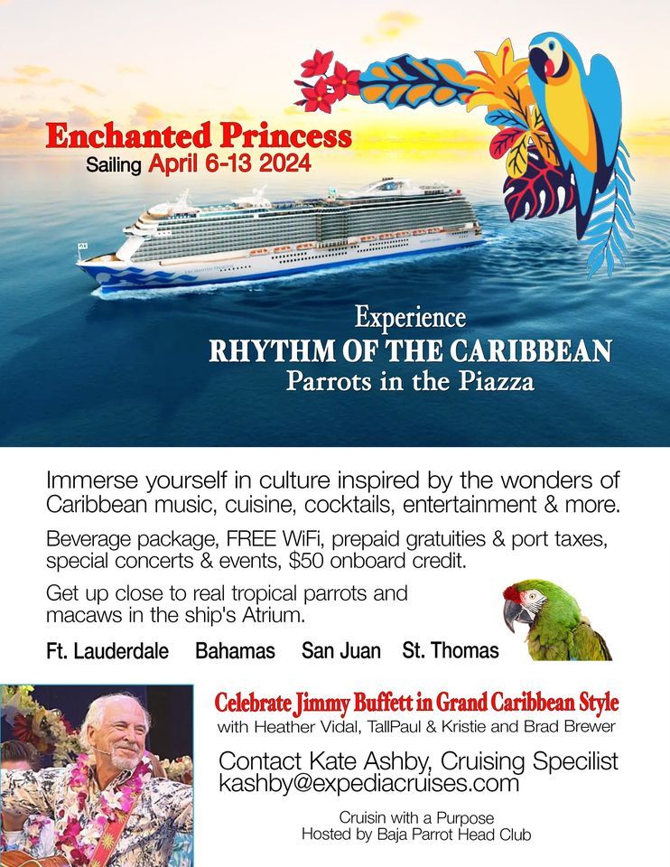 Trop Rockin at Sea Jimmy Buffett Tribute Cruise, Port Everglades Ft ...