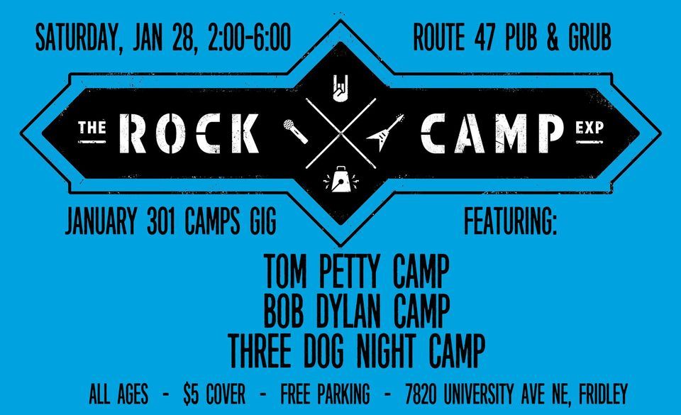RCX January 301 Camps gig featuring Tom Petty, Bob Dylan and Three Dog ...