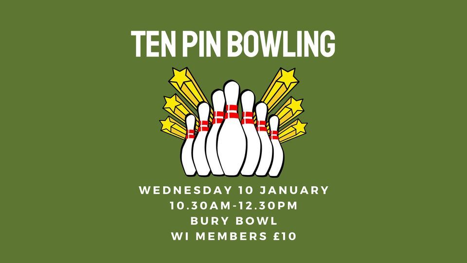 Ten Pin Bowling, Bury Bowl Ltd, Bury St Edmunds, January 10 2024 ...