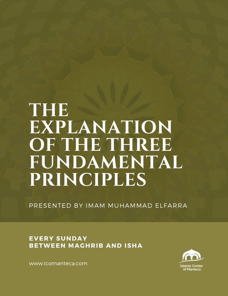 The Explanation of the Three Fundamental Principles, Islamic Center of ...