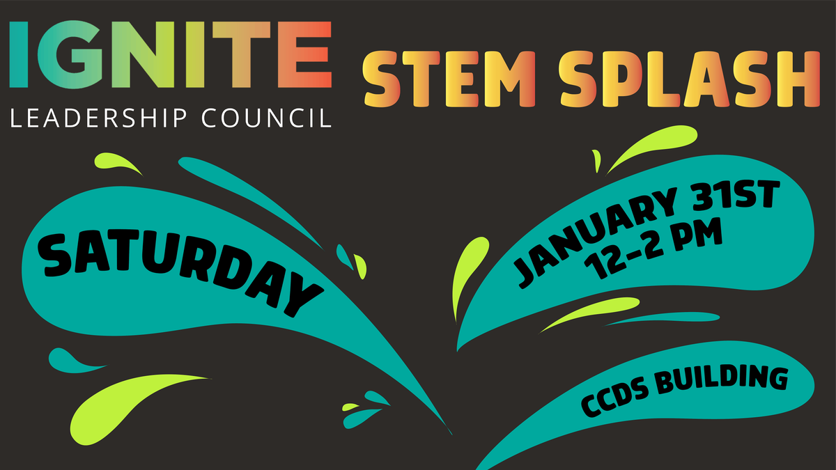 STEM Splash, CCDS, floor 2, BU Spark!, Boston, 31 January 2026 | AllEvents